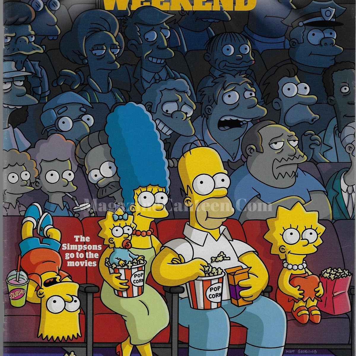 Guardian Magazine - The Simpsons – magazine canteen