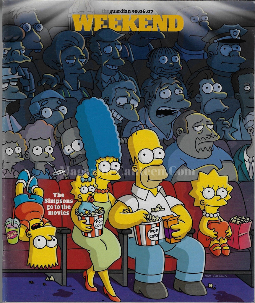 Guardian Magazine - The Simpsons – magazine canteen