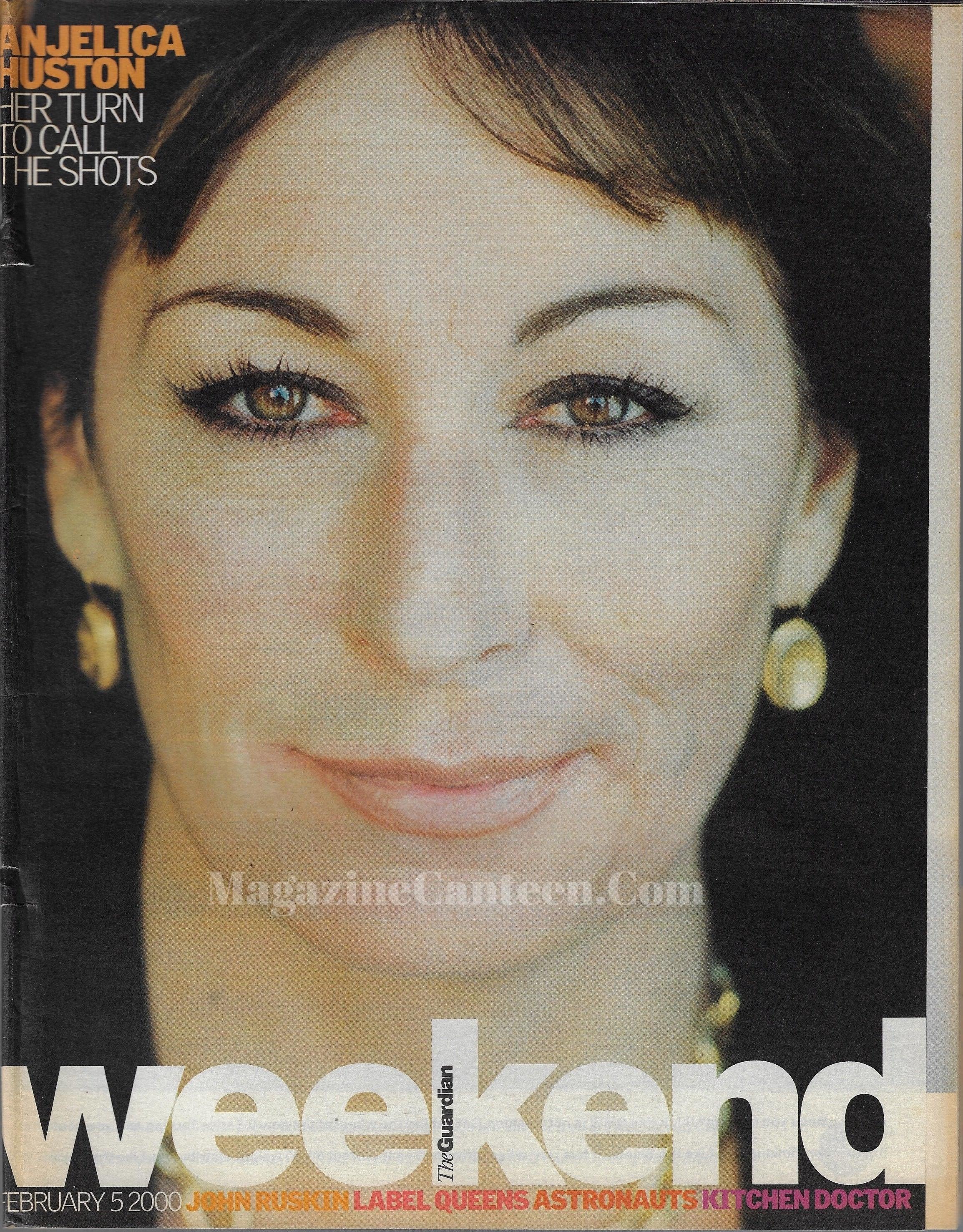 Guardian Weekend Magazine - Angelica Huston – magazine canteen