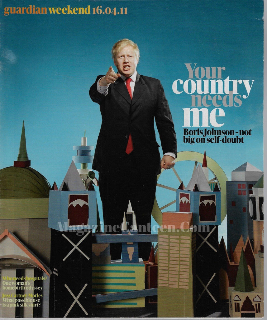 Guardian Magazine - Boris Johnson – magazine canteen