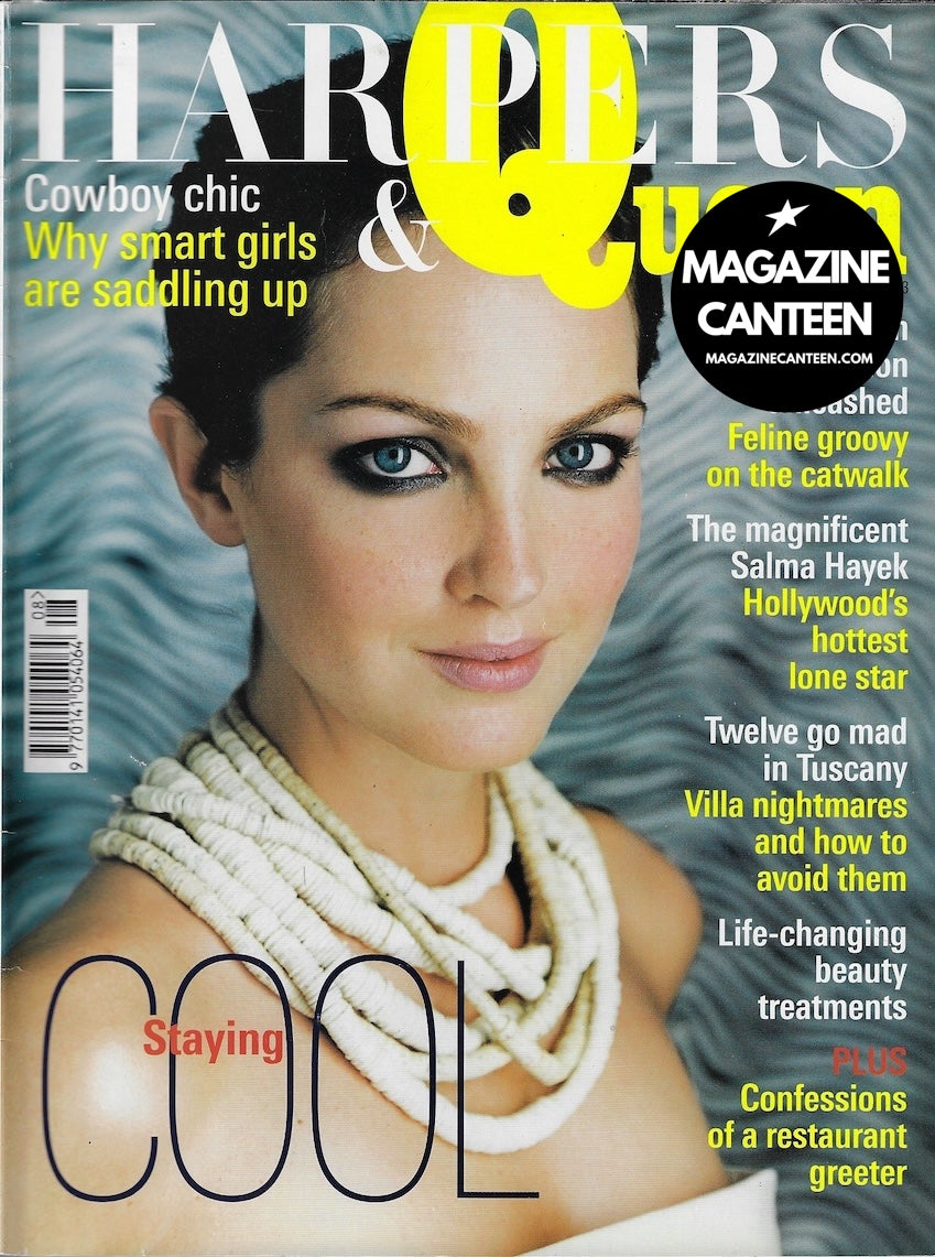 Harpers & Queen Magazine - Chandra North SALMA HAYEK Erika Wall ...