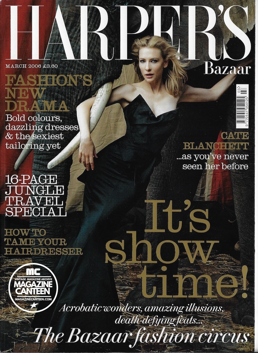 Harper's Bazaar Magazine - Cate Blanchett DITA VON TEESE Bianca Balti ...