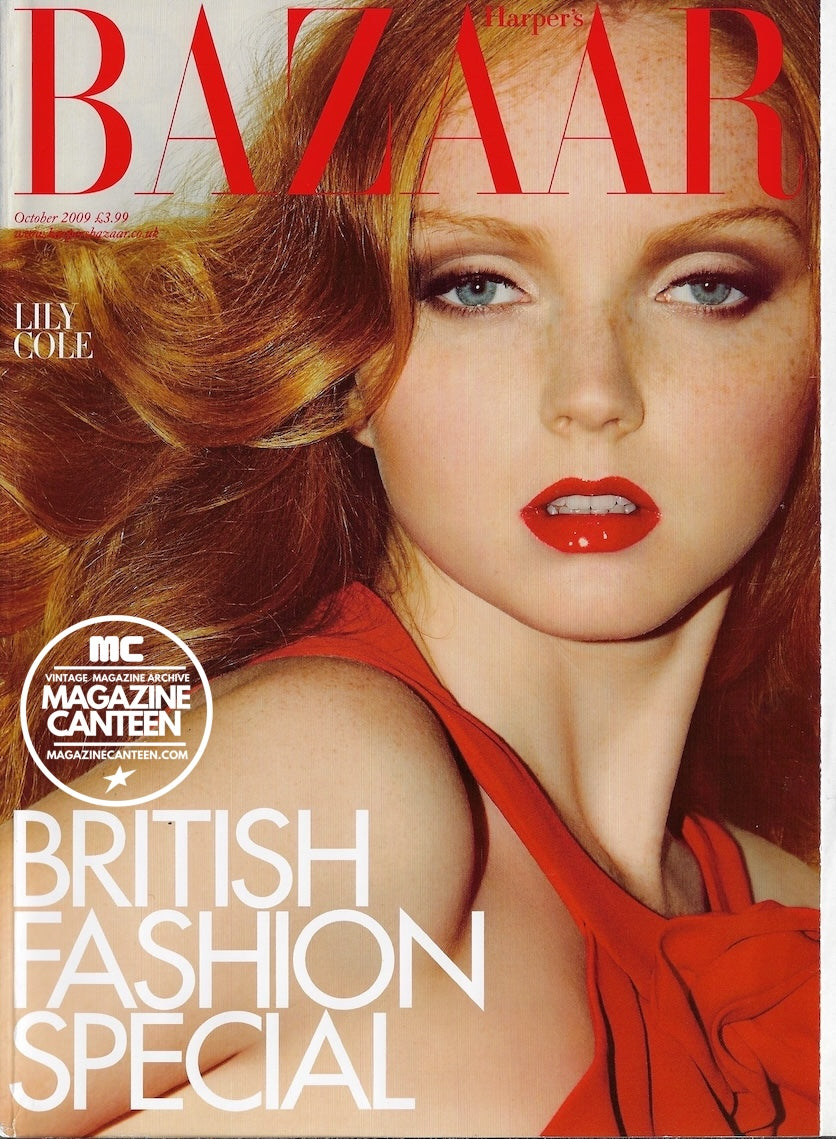 Harper's Bazaar Magazine - Lily Cole ANNA FRIEL Vivienne Westwood ...