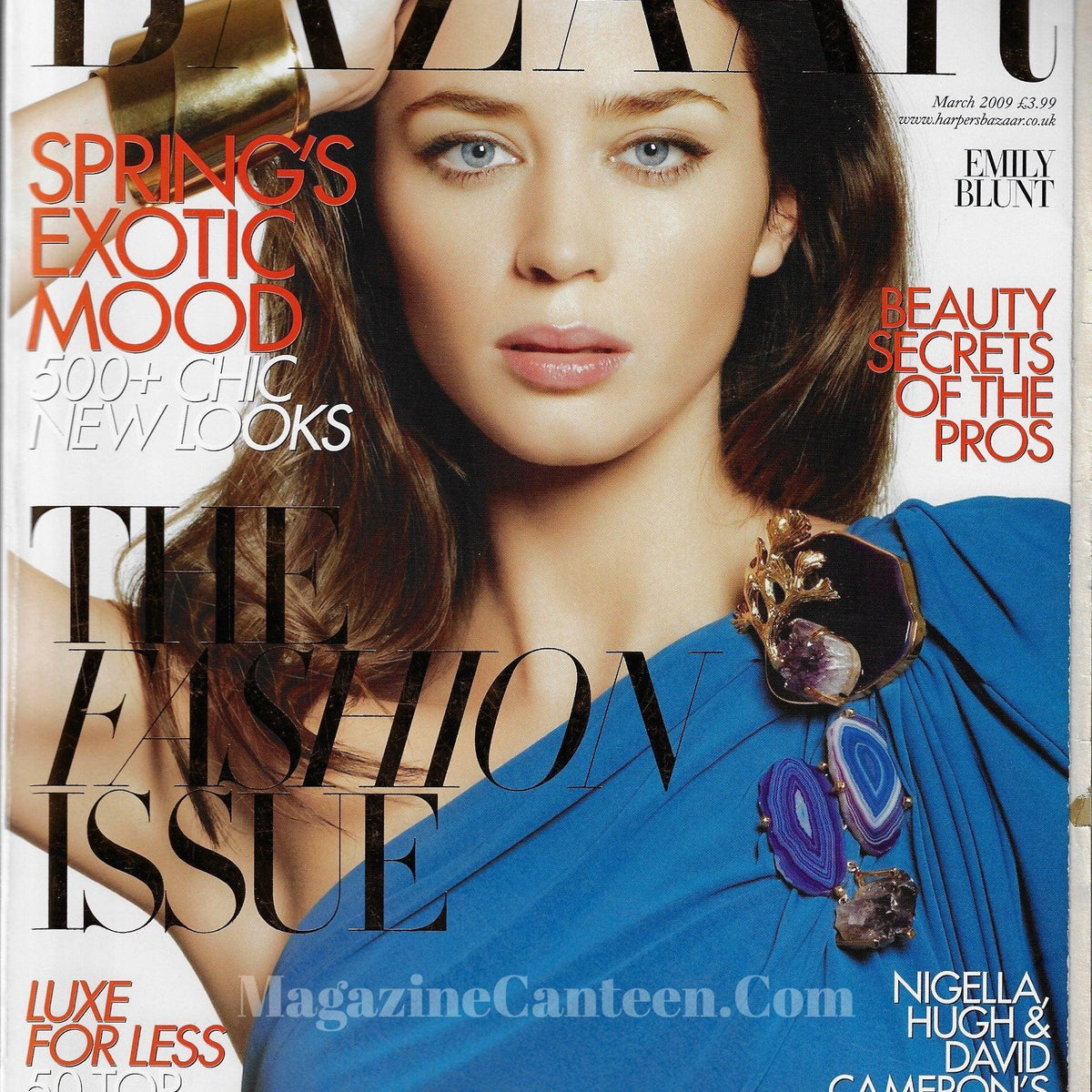 Harper's Bazaar Magazine - Emily Blunt – magazine canteen