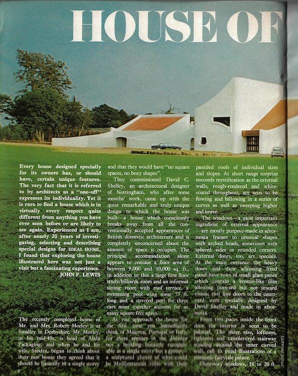 Ideal Home Magazine - Robert Morley Futuristic Stainsby House Mike Ell ...