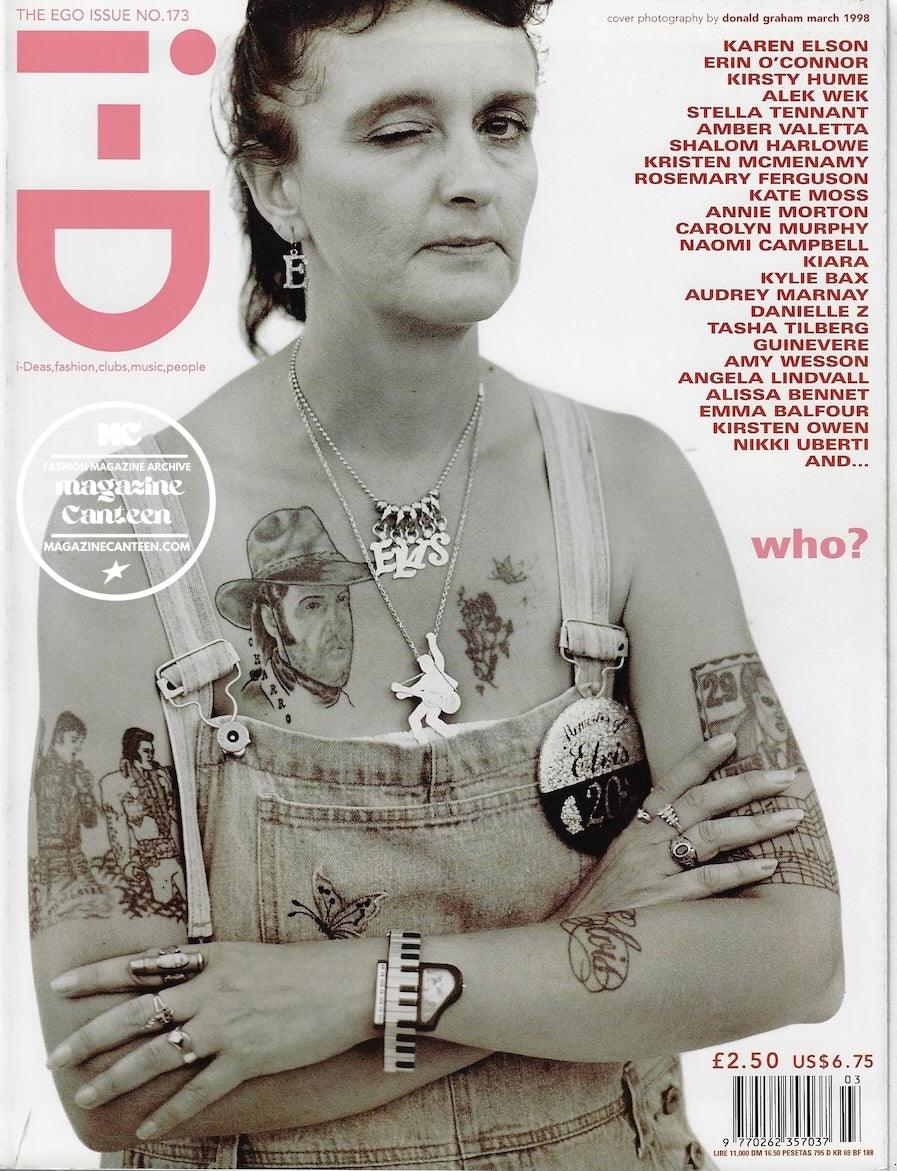 I-D Magazine 173 - The Ego issue 1998 – magazine canteen