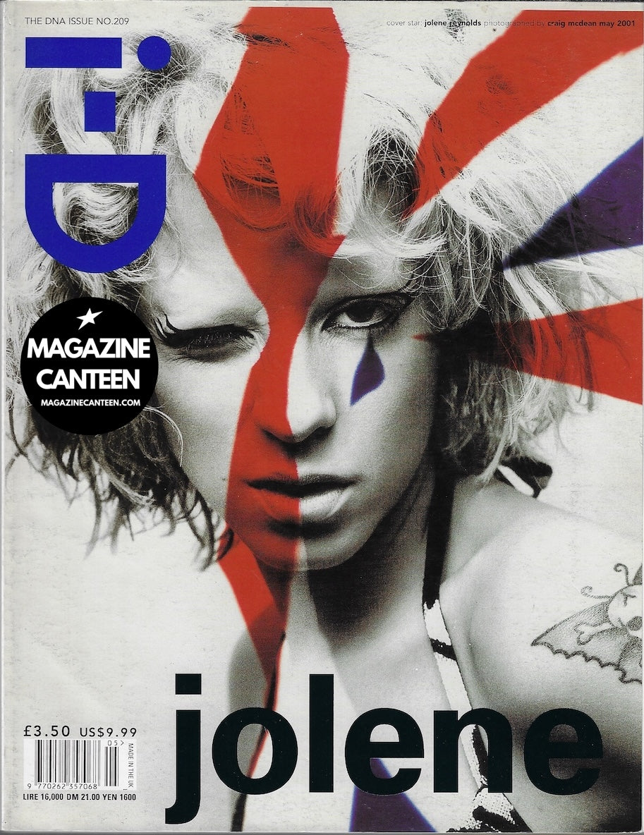 I-D Magazine 209 - Jo Reynolds 2001 – magazine canteen
