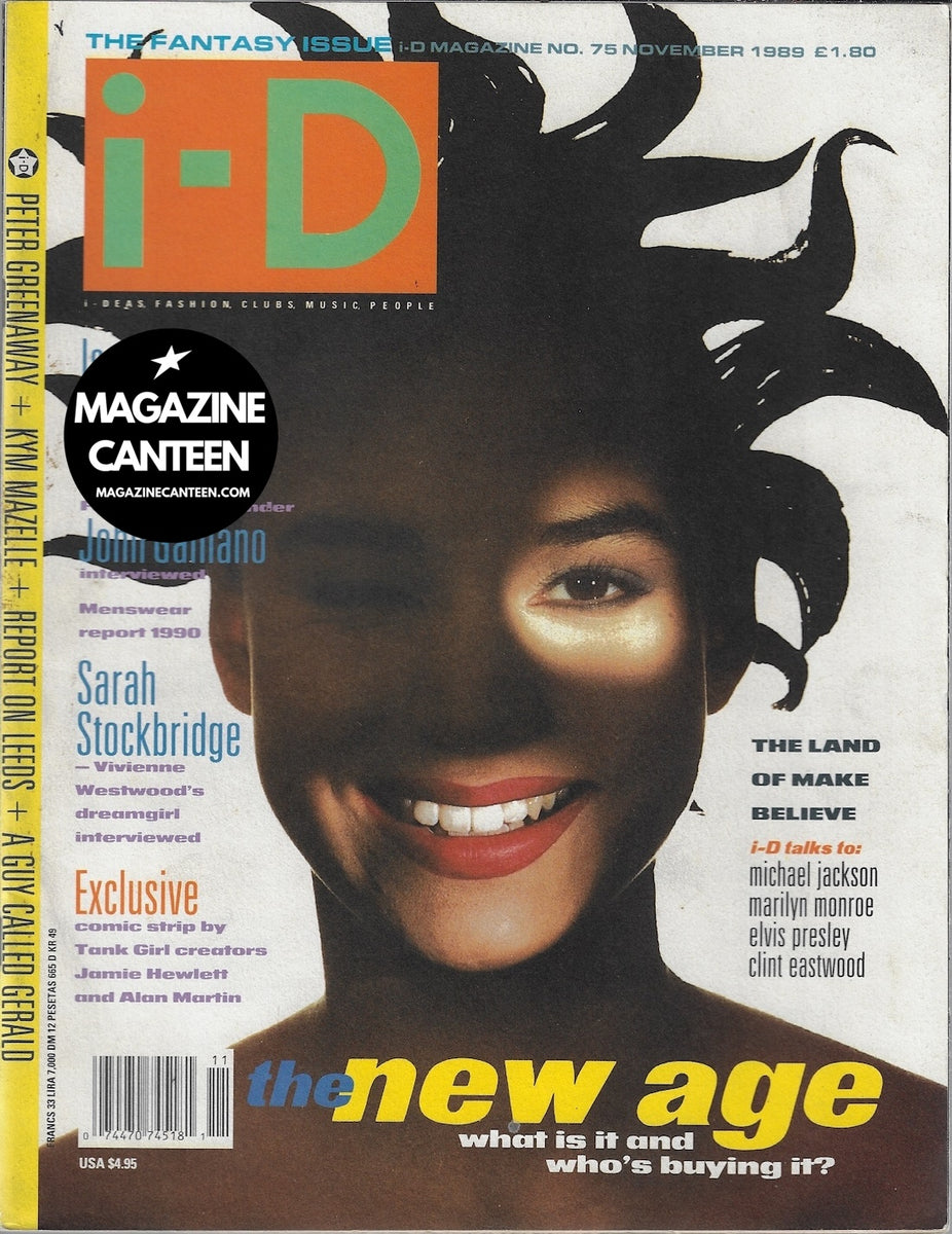 I-D Magazine 75 - Judith Evans John Galliano Sarah Stockbridge 1989 ...