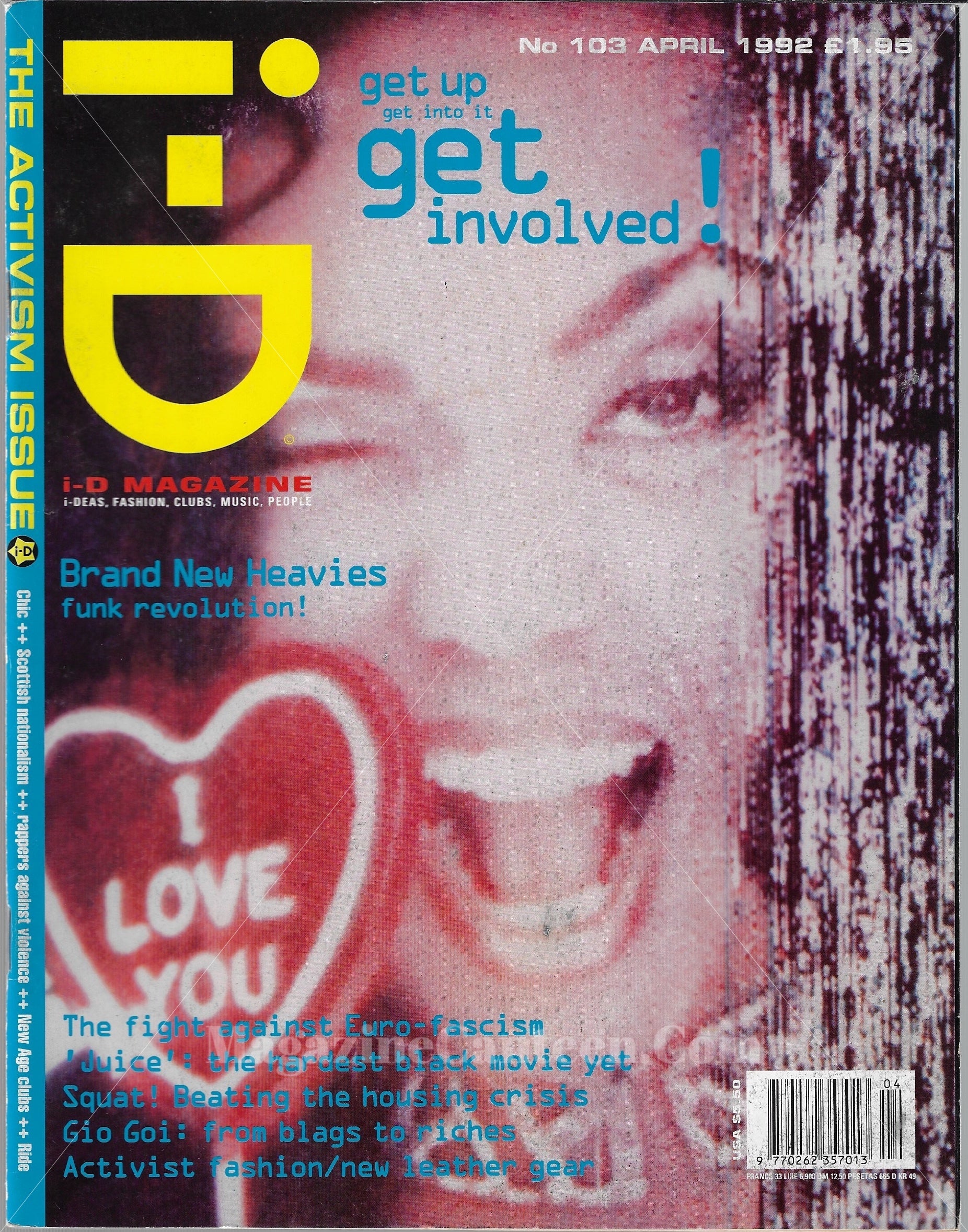 I-D Magazine 103 - N'dea Davenport 1992 – magazine canteen