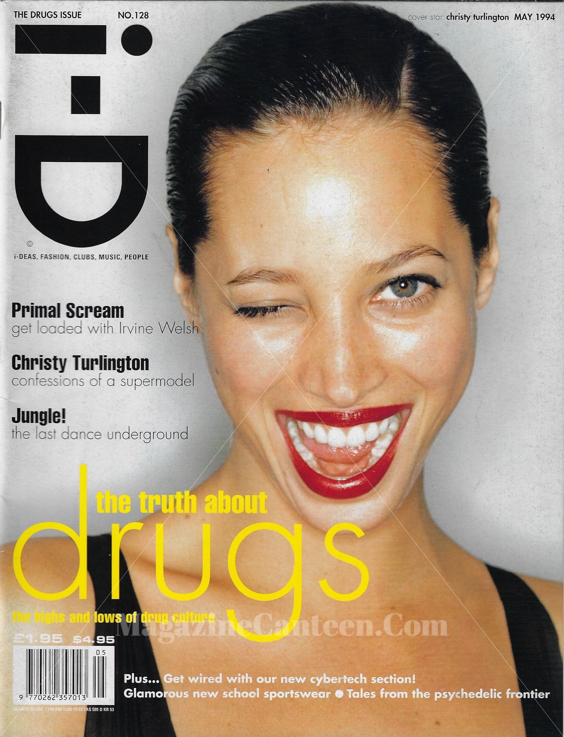 I-D Magazine 128 - Christy Turlington 1994 – magazine canteen