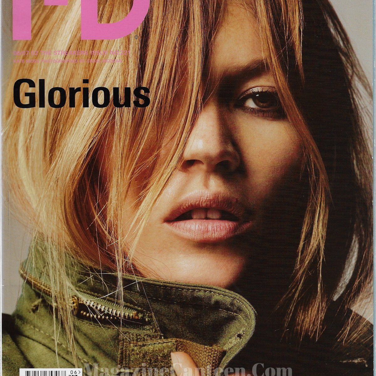 I-D Magazine 221 - Kate Moss 2002 – magazine canteen