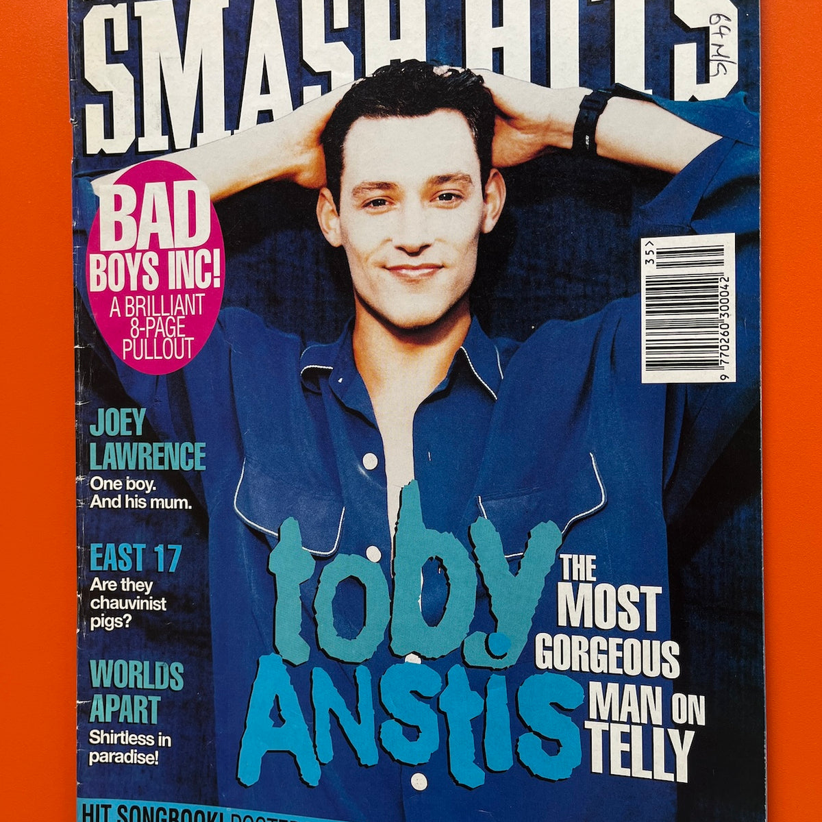 Smash Hits Magazine - Toby Anstis BAD BOYS INC Joey Lawrence – magazine ...