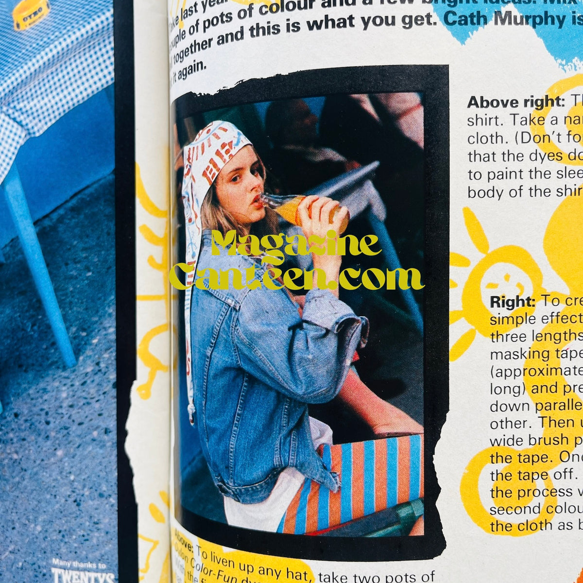 Just Seventeen Magazine - CORINNE DAY MODEL Bright Ideas RARE ...