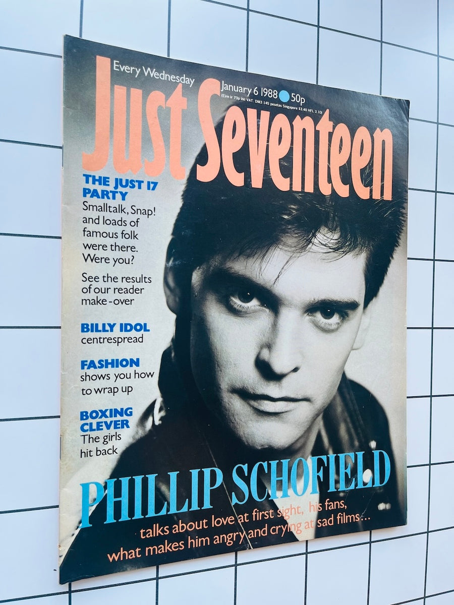 Just Seventeen Magazine - Phillip Schofield NEW ORDER Jonathan King ...