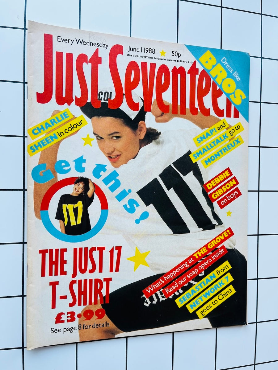 Just Seventeen Magazine - Debbie Gibson CLIVE GRIFFIN Tess Soejoko ...