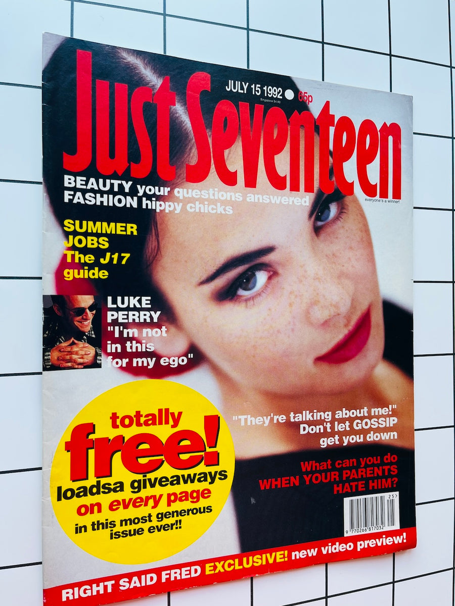 Just Seventeen Magazine - TLC Cyndi Lauper LUKE PERRY – magazine canteen