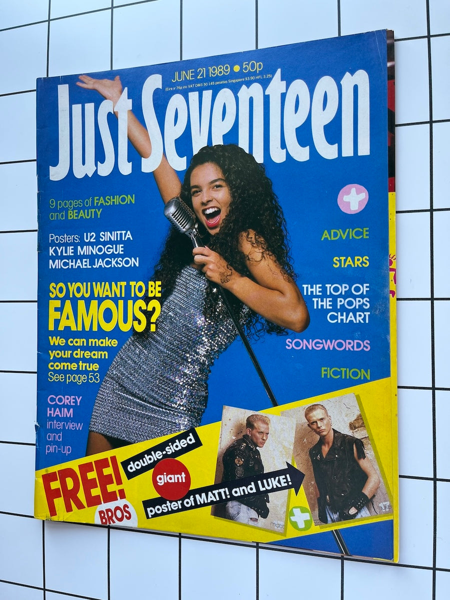 Just Seventeen Magazine - Terri Seymour COREY HAIM Fuzzbox LISA FAULKN ...