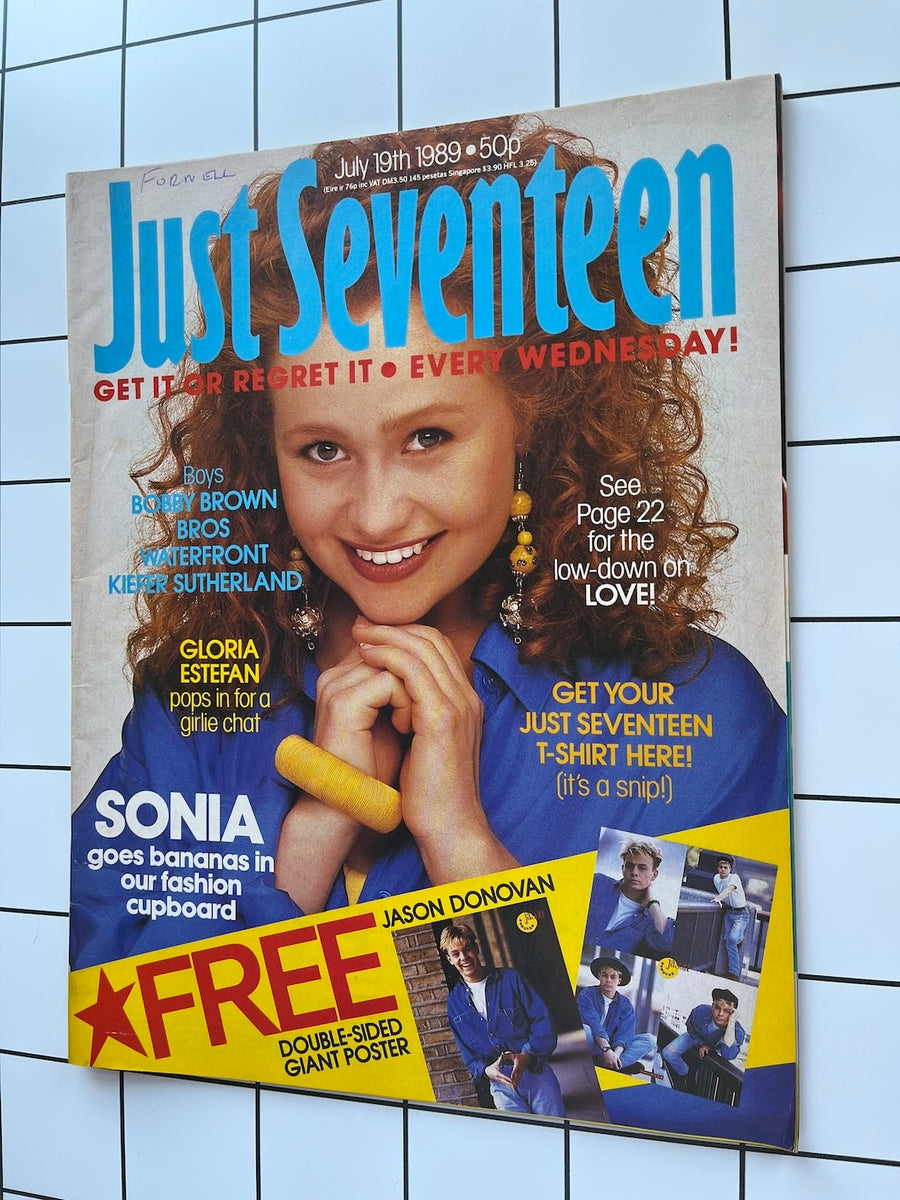 Just Seventeen Magazine - Sonia JASON DONOVAN – magazine canteen