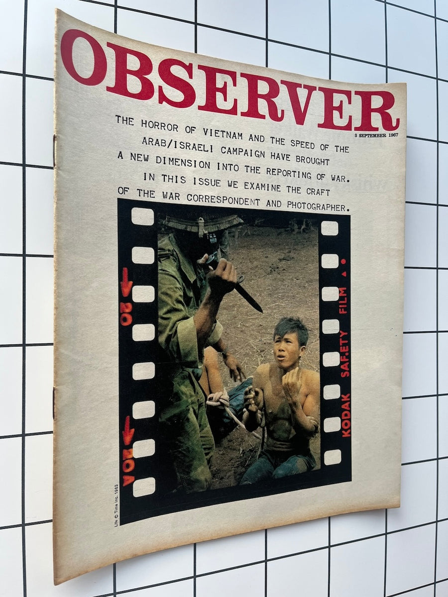 The Observer Magazine - Robert Morley VIETNAM – magazine canteen