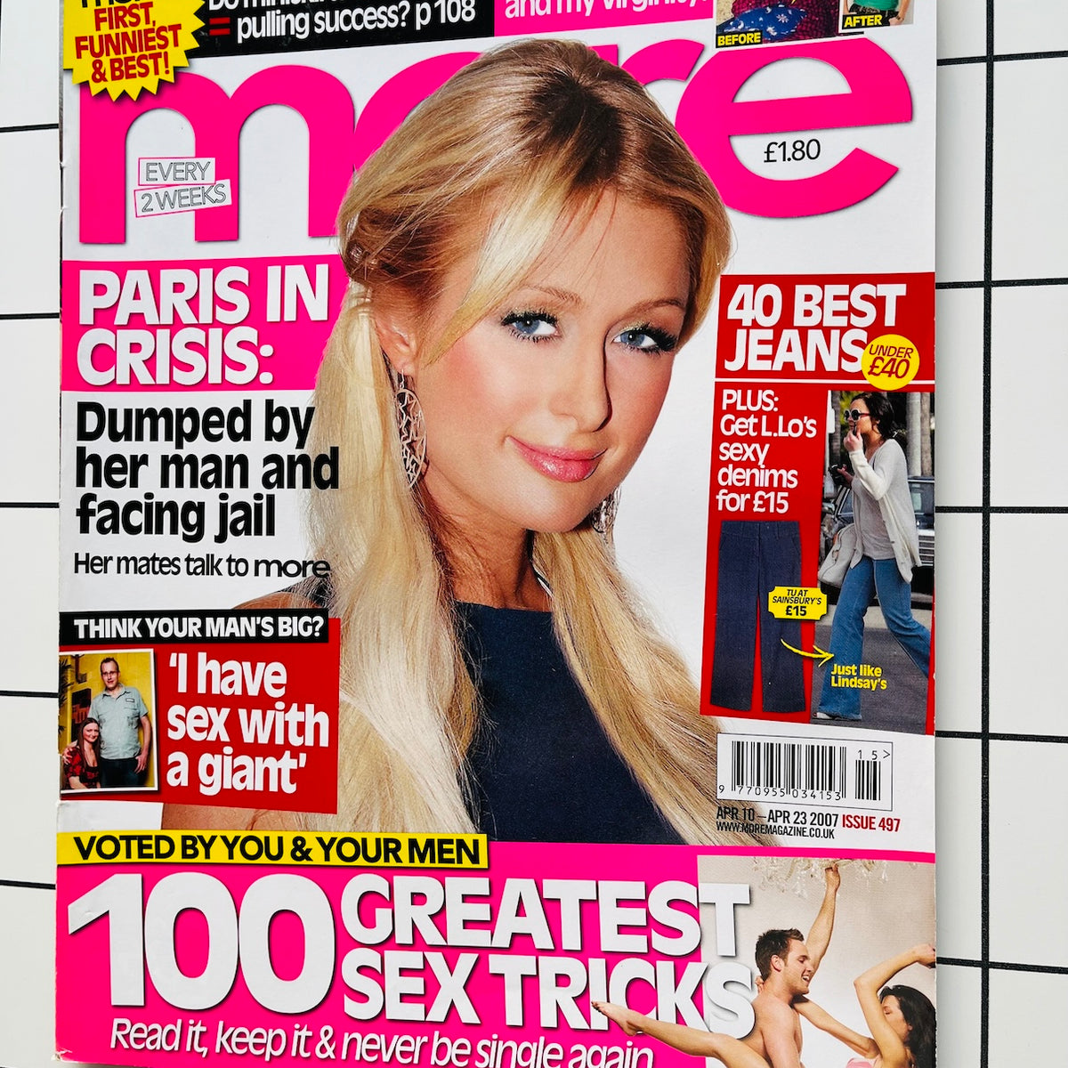 More Magazine - Gareth Gates MARK RONSON – magazine canteen