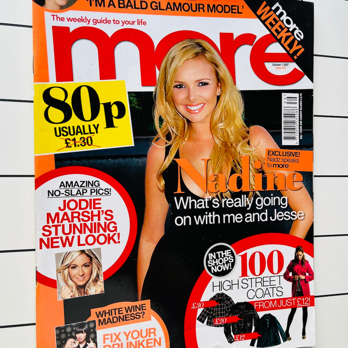More Magazine - Nadine -GIRLS ALOUD Jodie Marsh – magazine canteen