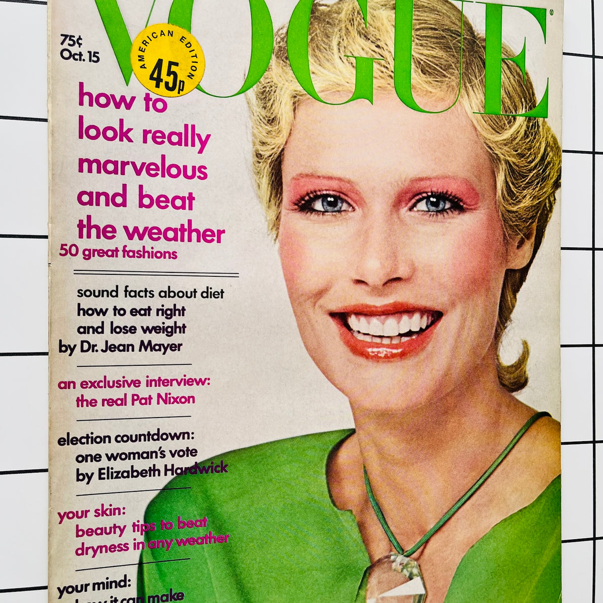 Vogue USA Magazine October 1972 - Susan Schoenberg – magazine canteen