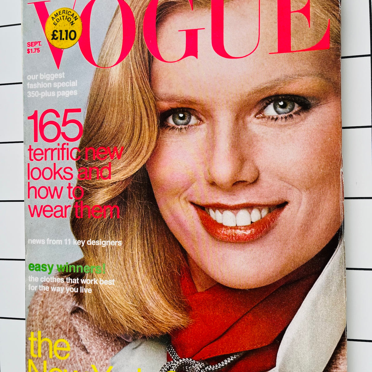 Vogue USA Magazine September 1976 - Patti Hansen STEVE HIETT Francesco ...