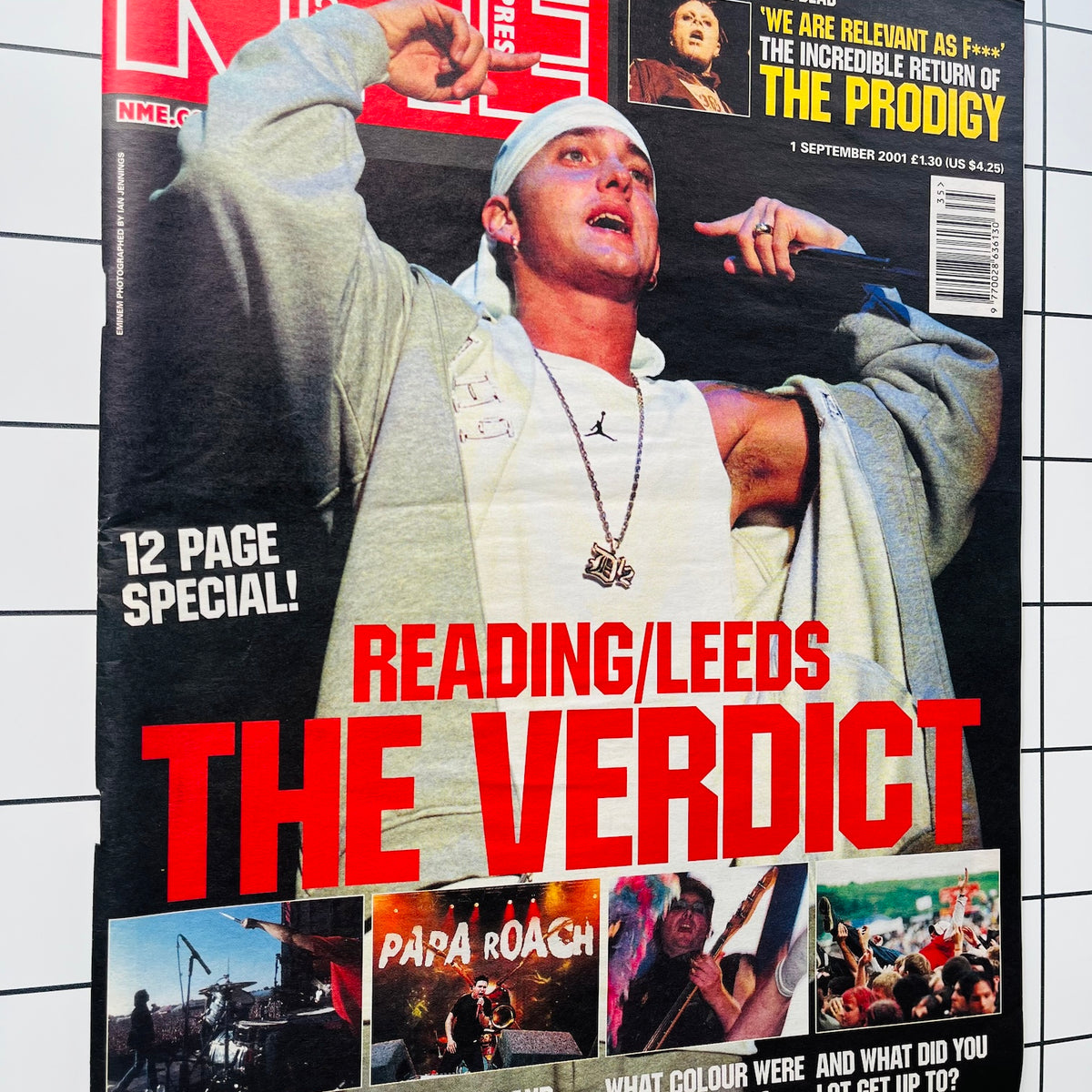 The NME Magazine - Eminem THE PRODIGY Sticky Fingaz – magazine canteen