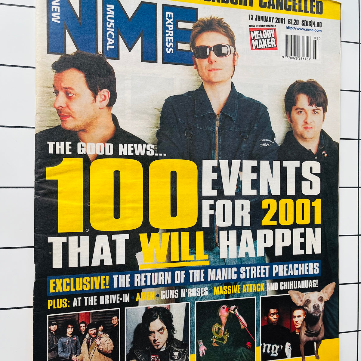 The NME Magazine - Manic Street Preachers – magazine canteen