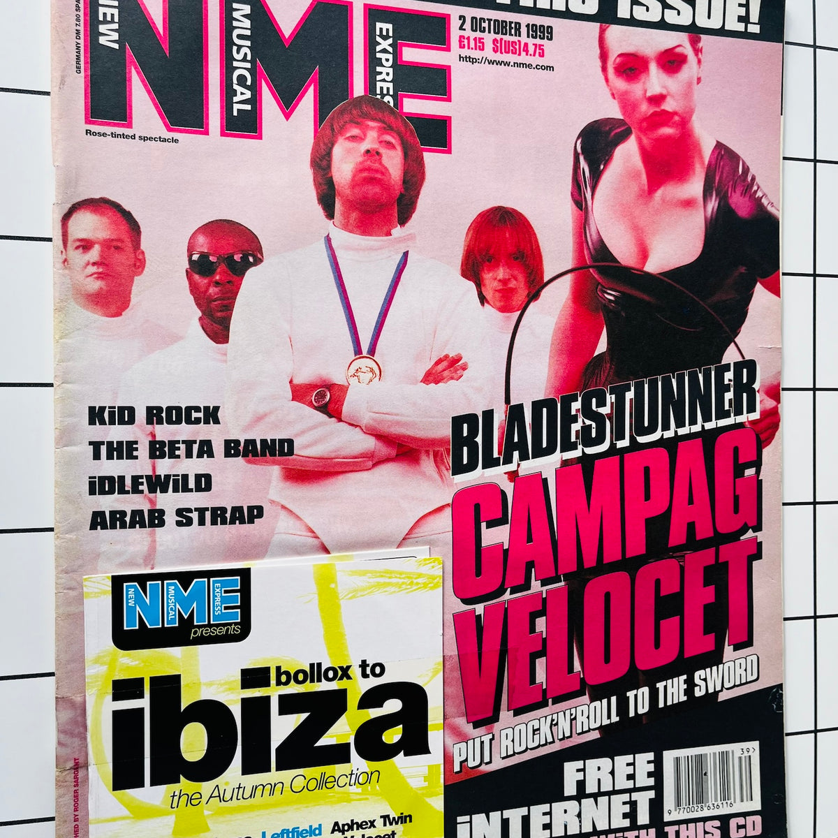 The NME Magazine - Pete Voss Campag Velocet Arab Strap – magazine canteen
