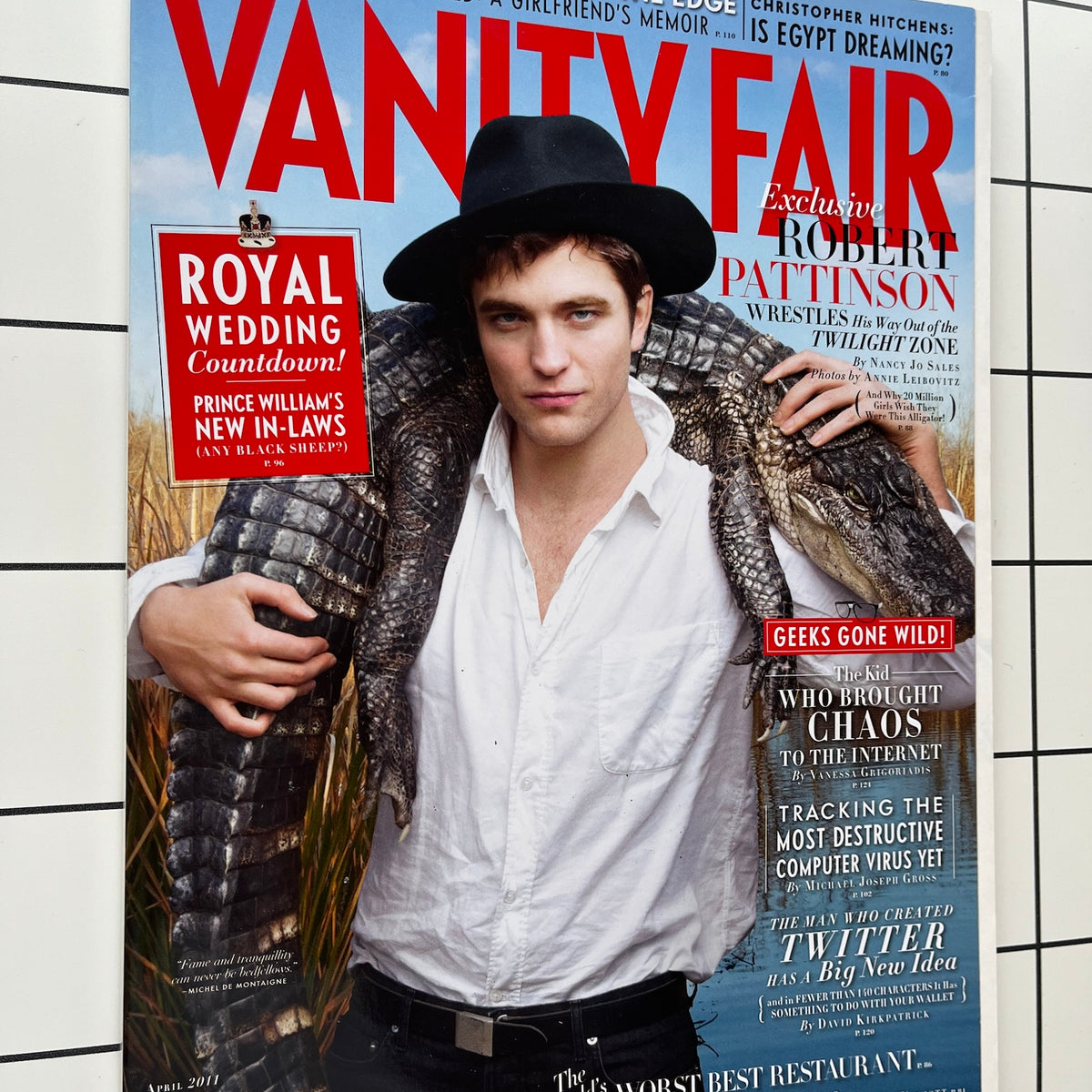 Vanity Fair Magazine - Robert Pattinson – magazine canteen