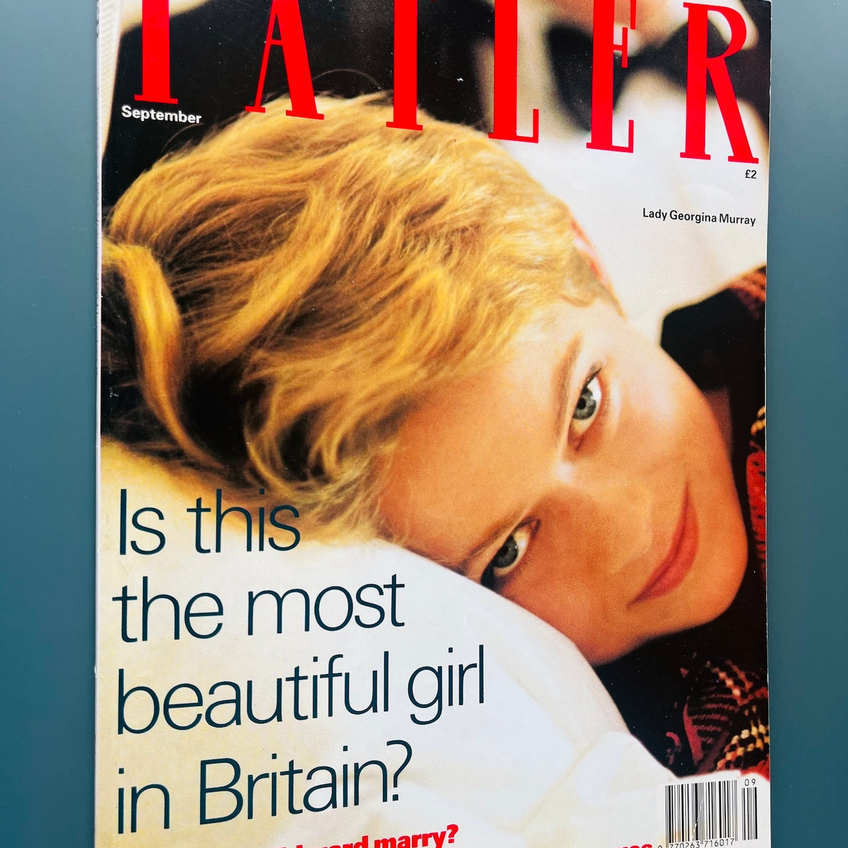 Tatler Magazine - Georgina Murray JERRY HALL Stephen Fry – magazine canteen