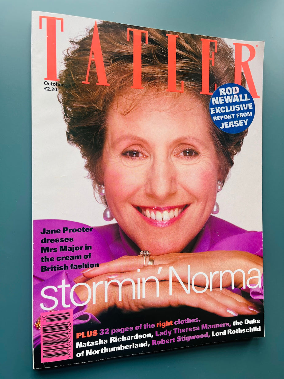 Tatler Magazine - Norma Major NATASHA RICHARDSON Emmanuelle Seigner ...