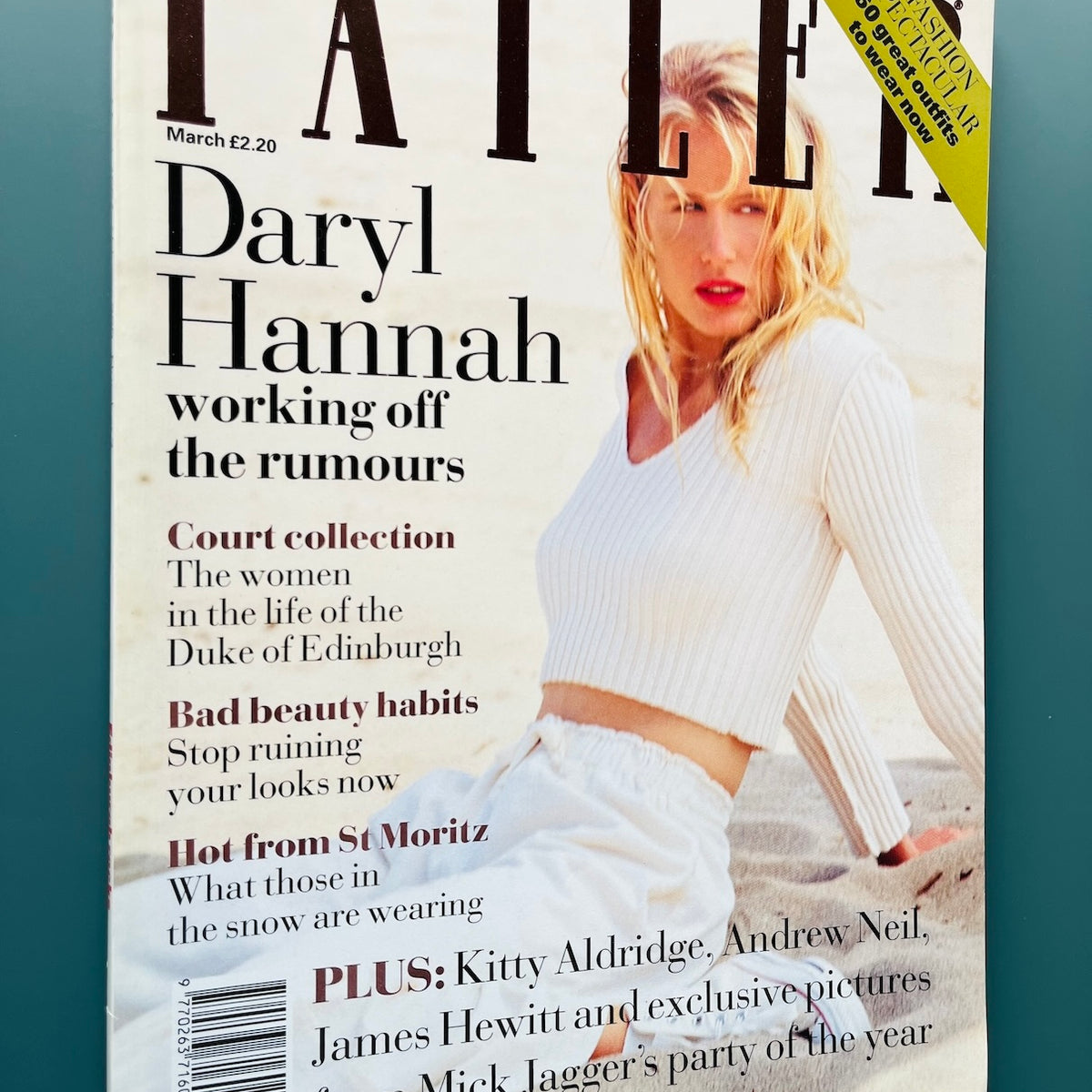 Tatler Magazine - Daryl HANNAH Andrew Neil KITTY ALDRIDGE Karen Ferrar ...