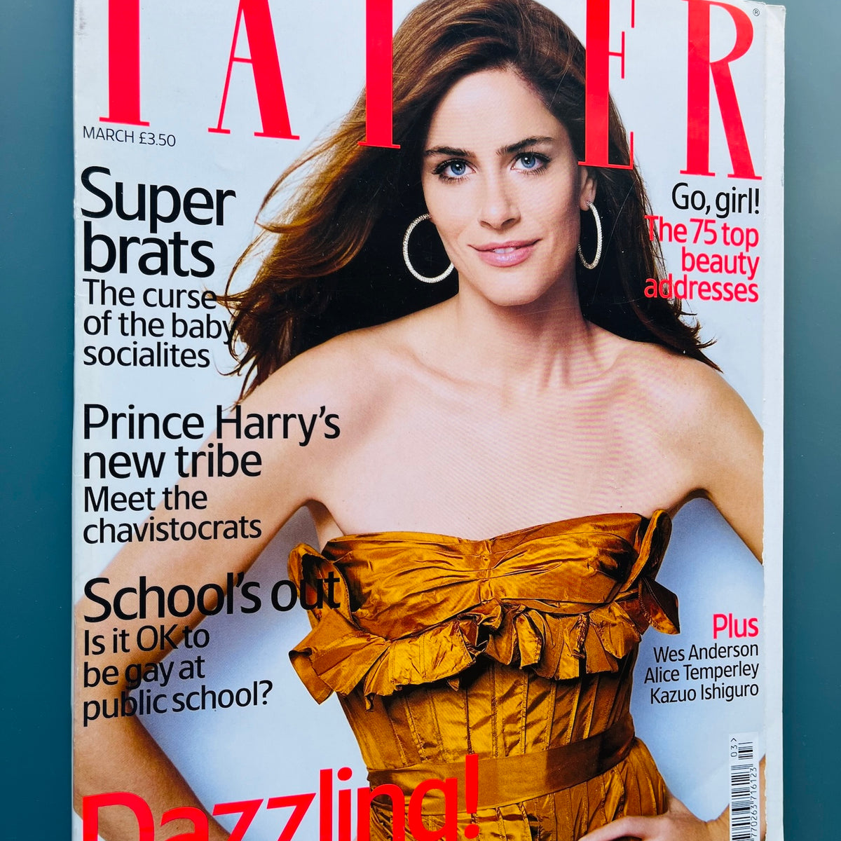 Tatler Magazine - Amanda Peet DITA VON TEESE Bee Shaffer – magazine canteen