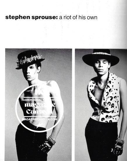 UK Magazine - Male Model SEAN BOHARY Sprouse – magazine canteen