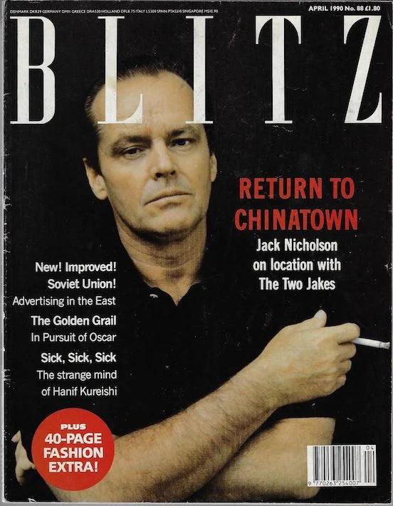 Blitz Magazine - Jack Nicholson Hanif Kureisha – magazine canteen