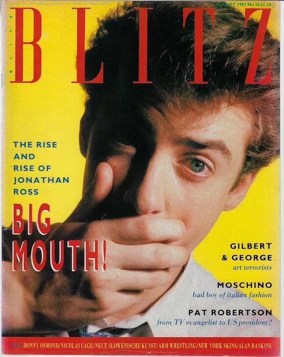 Blitz Magazine - Jonathan Ross Gilbert & George Donny Osmond – magazine ...