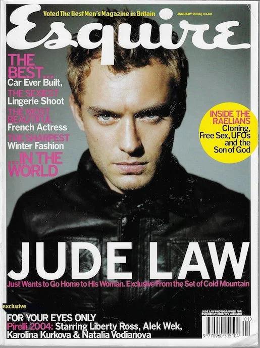 Esquire Magazine - Jude Law Dominic West – magazine canteen