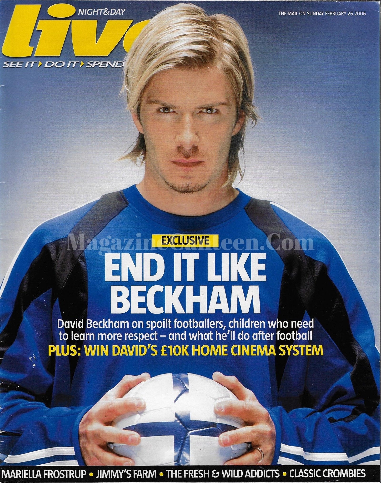 Live Magazine - David Beckham – magazine canteen