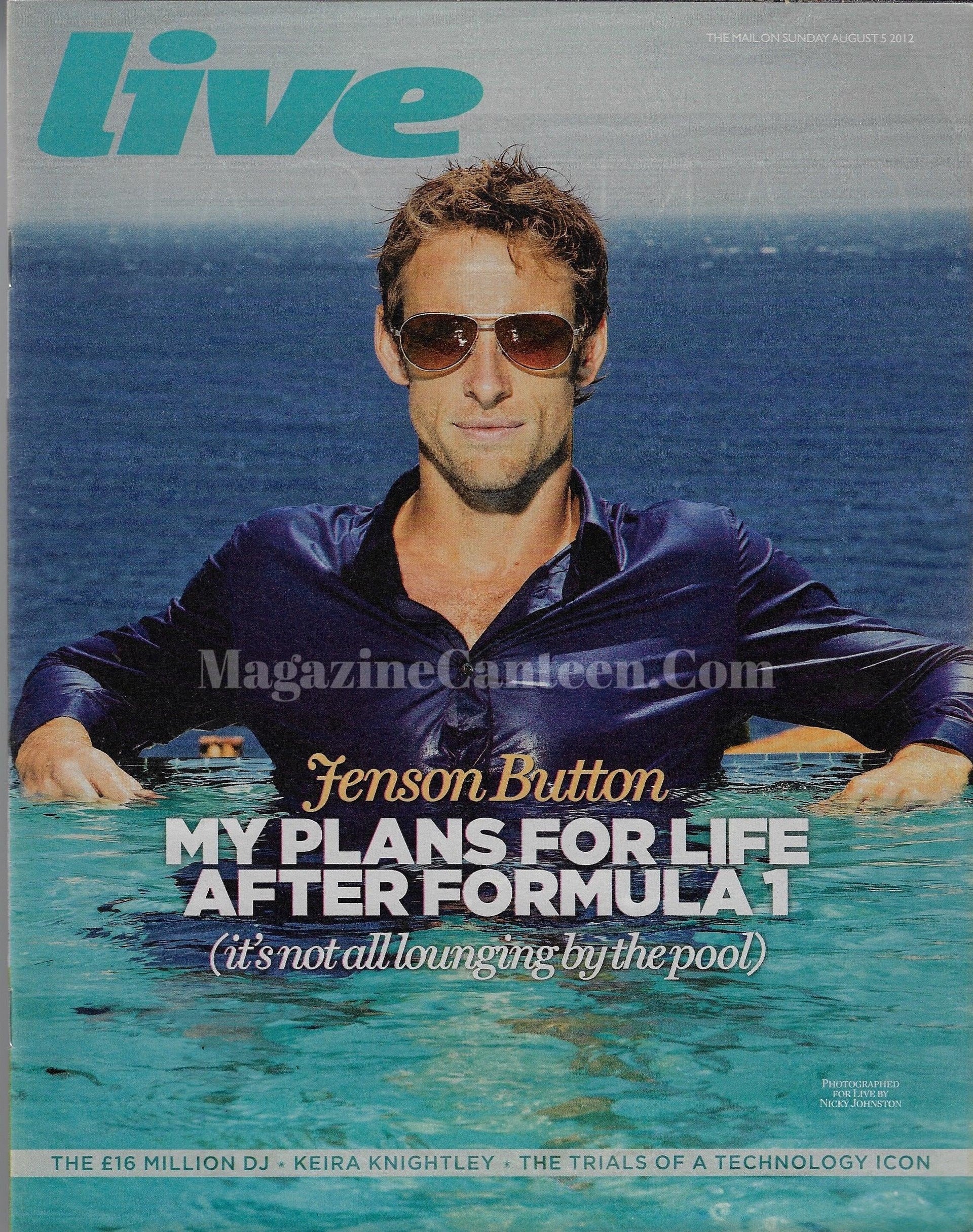 Live Magazine - Jenson Button – magazine canteen