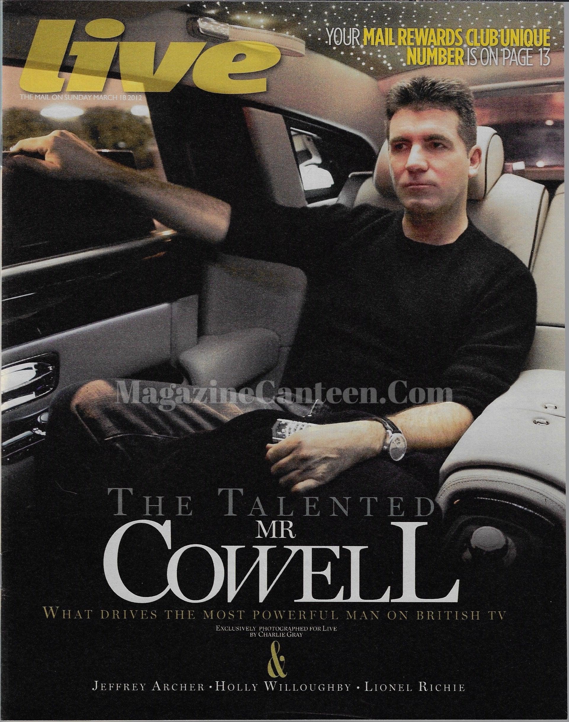 Live Magazine - Simon Cowell – magazine canteen