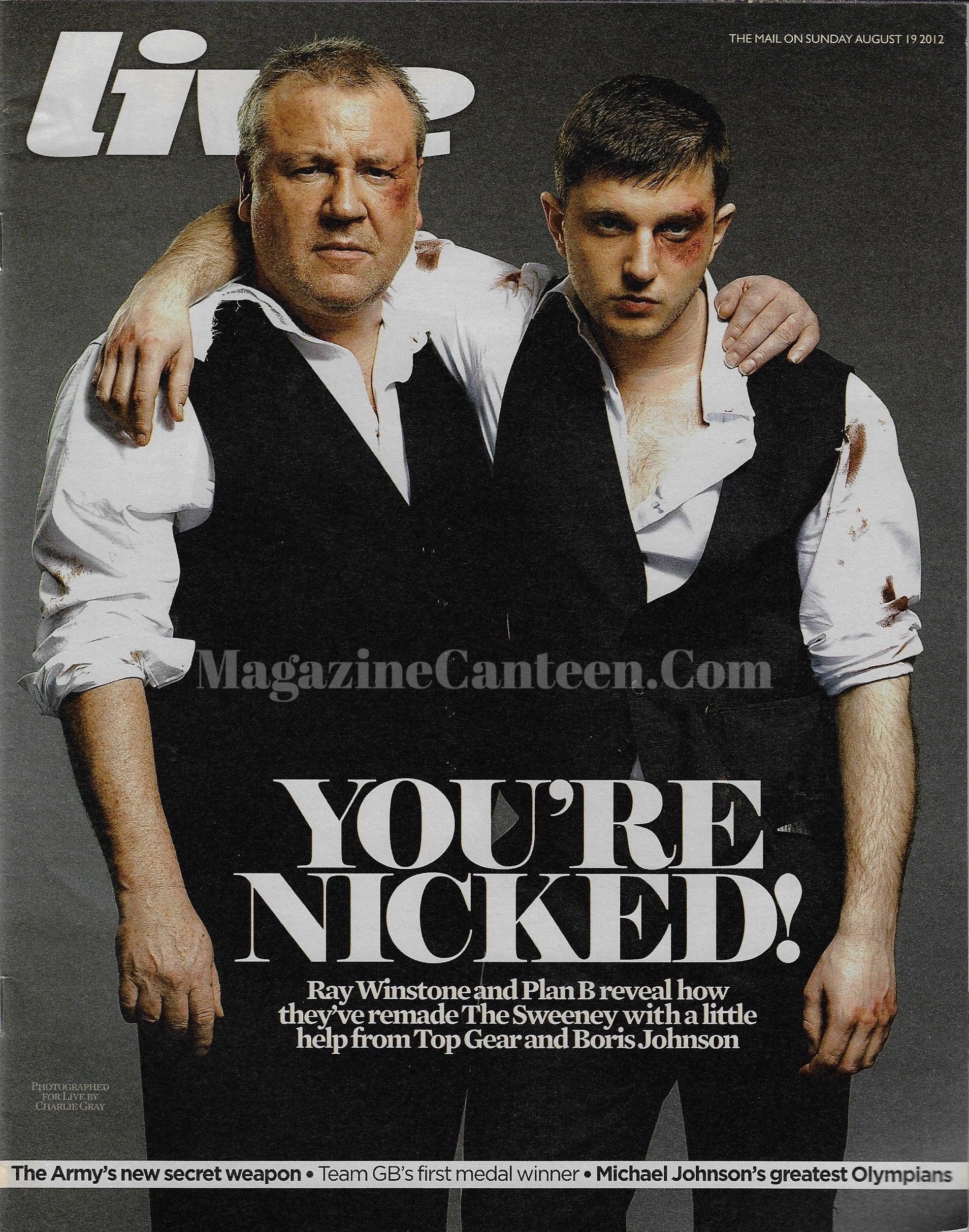 Live Magazine - Ray Winstone Plan B Ben Drew – magazine canteen