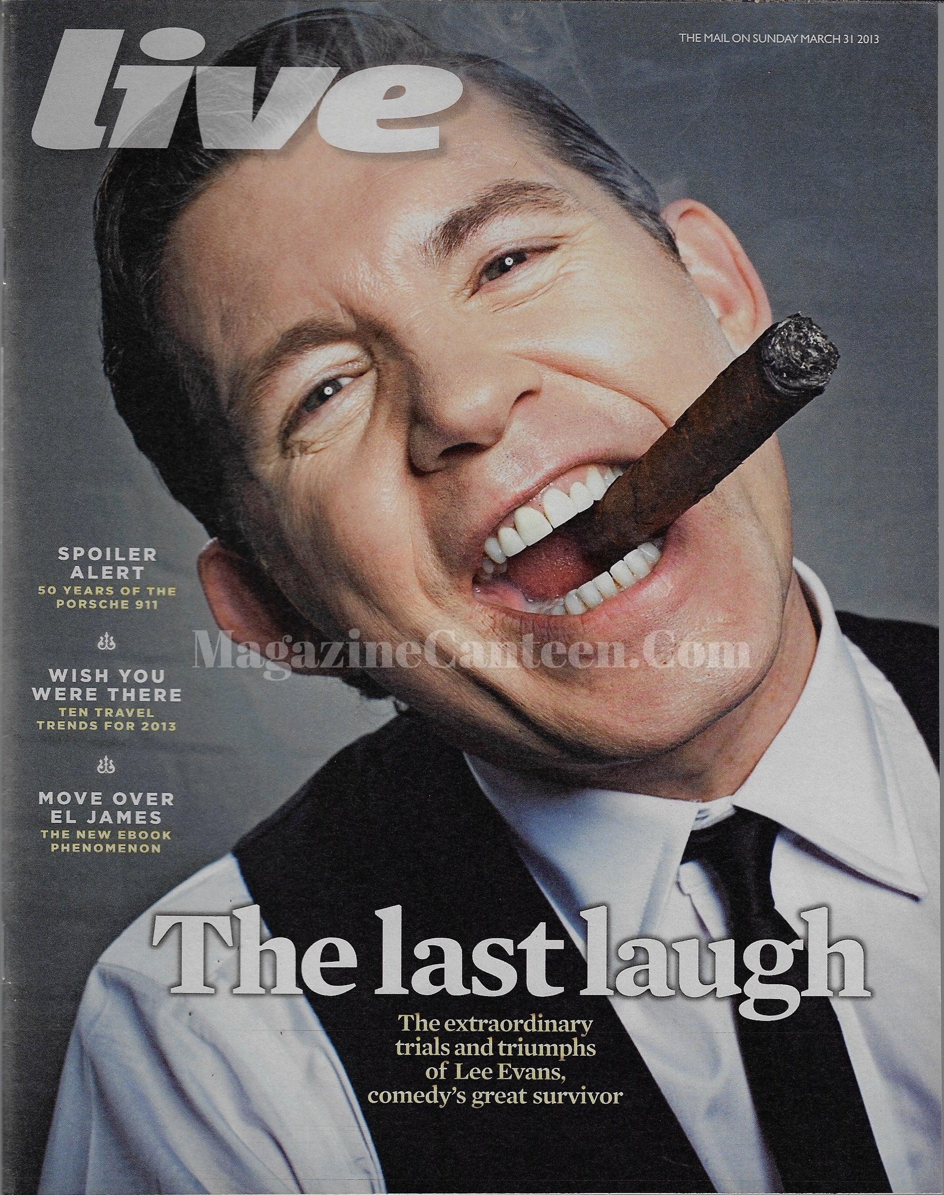 Live Magazine - Lee Evans – magazine canteen