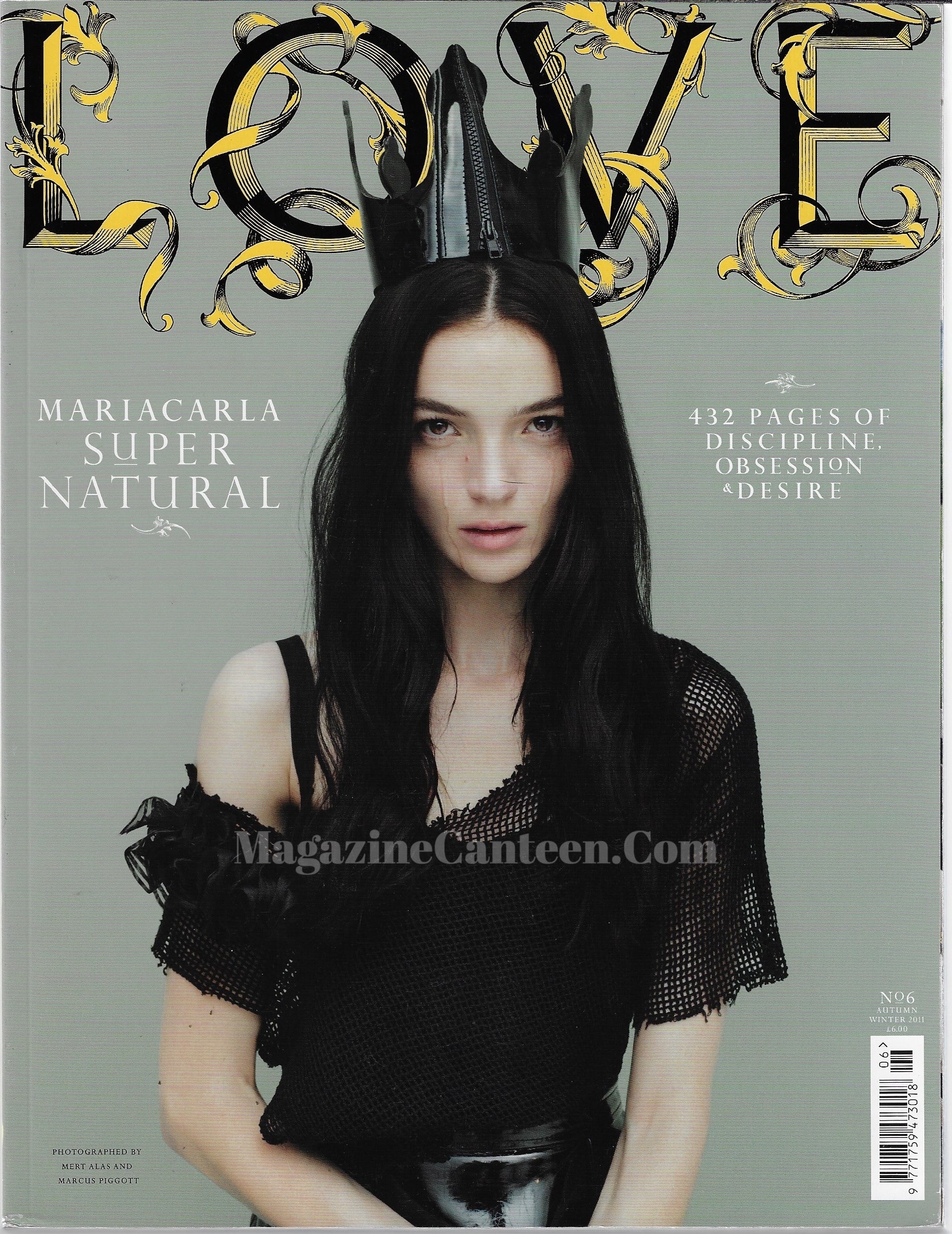 Love Magazine 6 - MariaCarla Boscono – magazine canteen