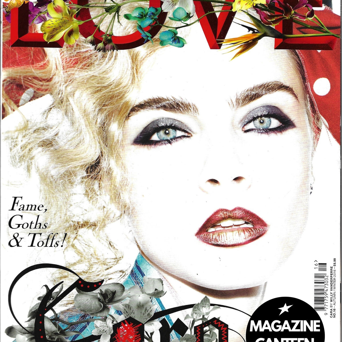 Love Magazine 16 - Cara Delevingne KAIA GERBER Dree Hemingway ...
