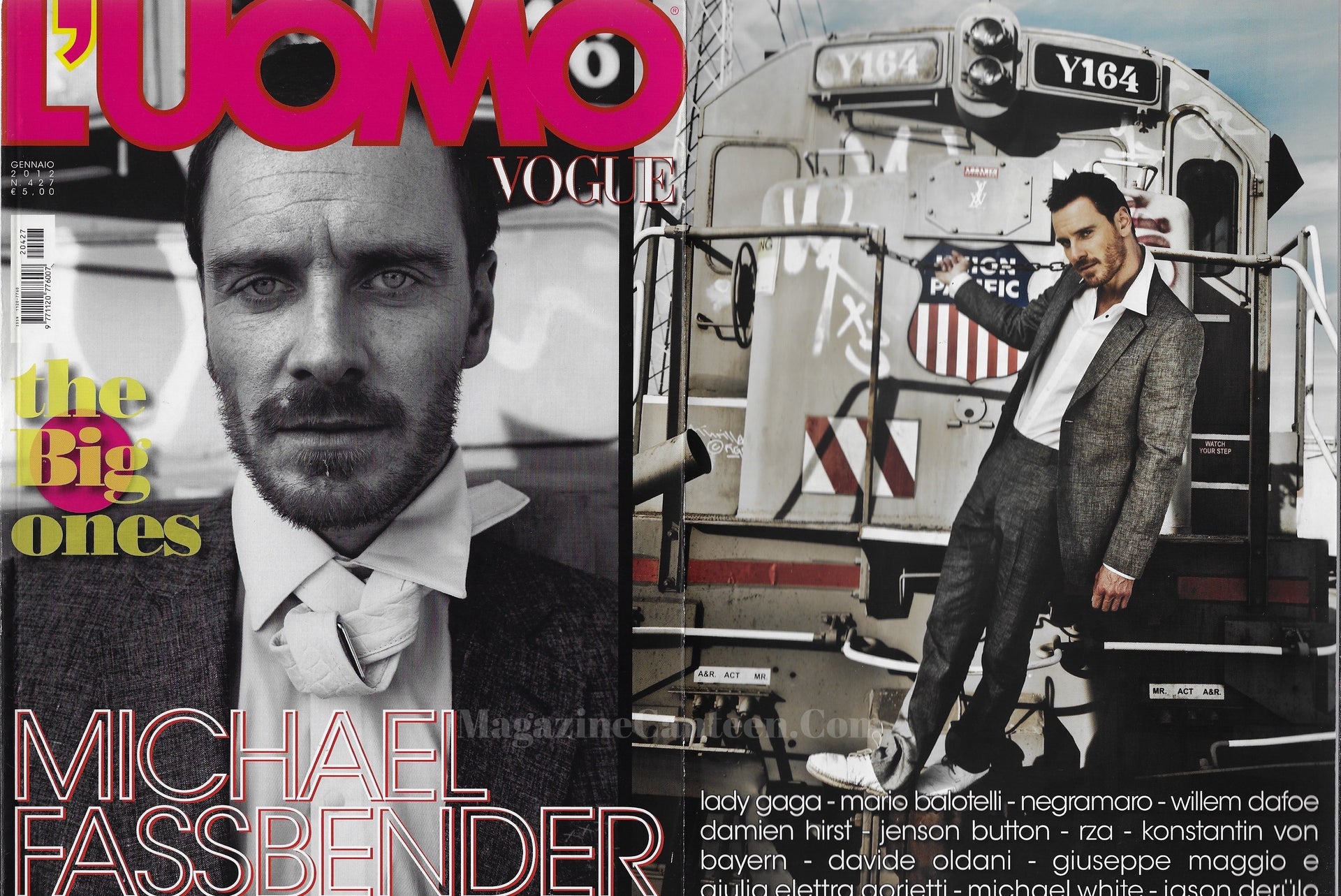 L'uomo Vogue Magazine 427 - Michael Fassbender – magazine canteen