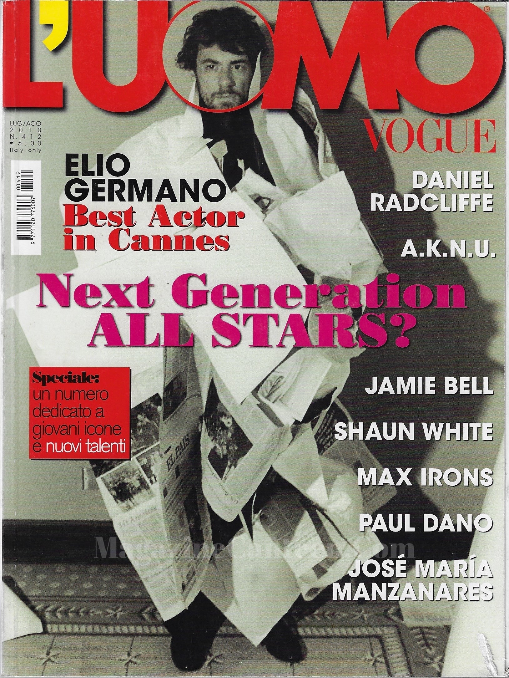 L'uomo Vogue Magazine 412 - Elio Germano – magazine canteen