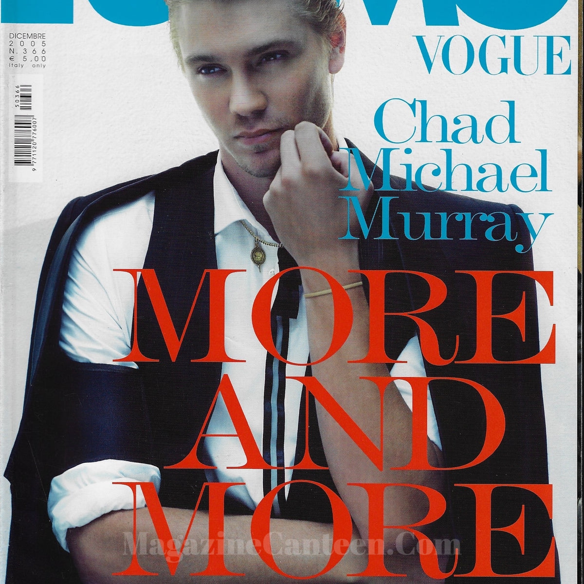 L'uomo Vogue Magazine 366 - Chad Michael Murray – magazine canteen
