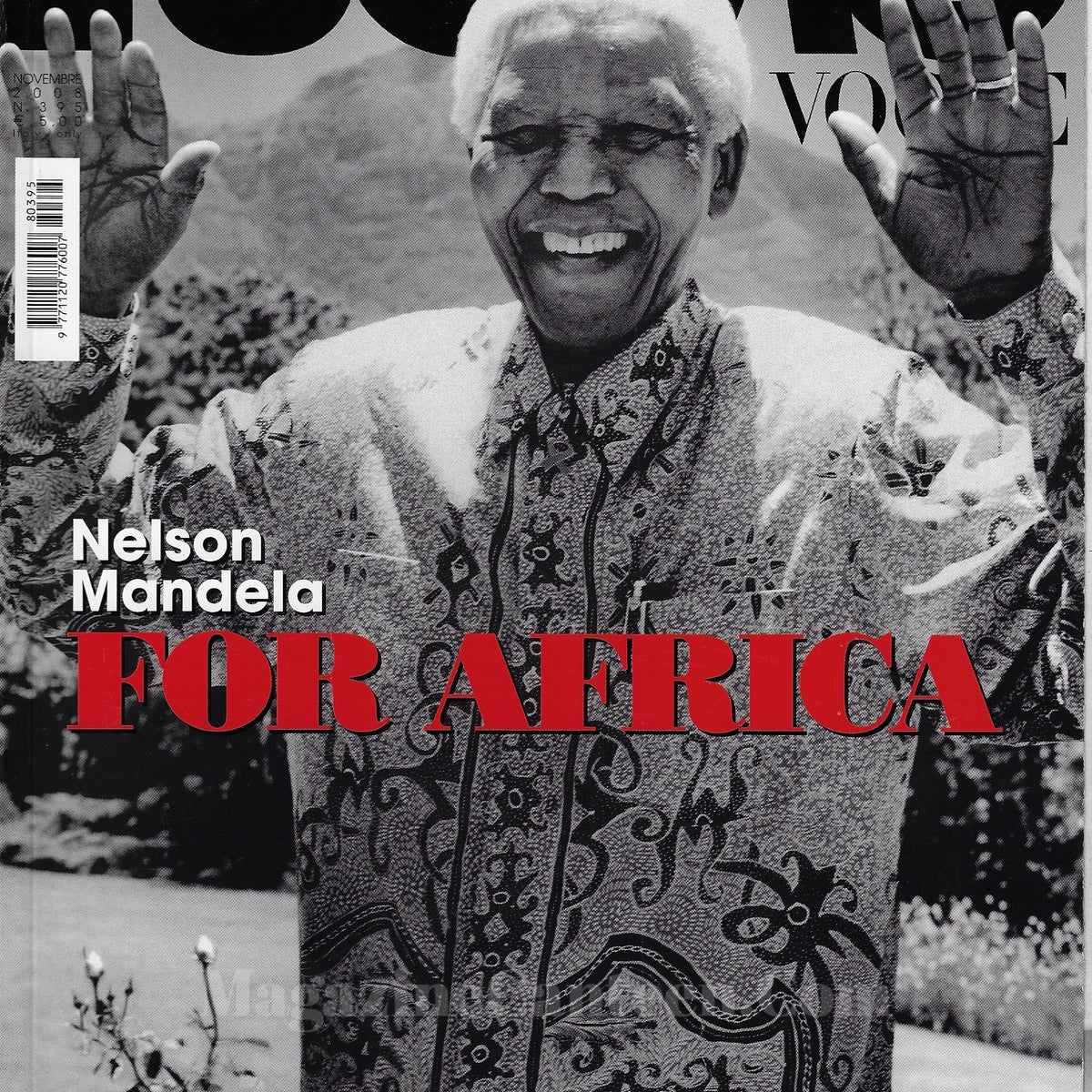 L'uomo Vogue Magazine 395 - Nelson Mandela – magazine canteen